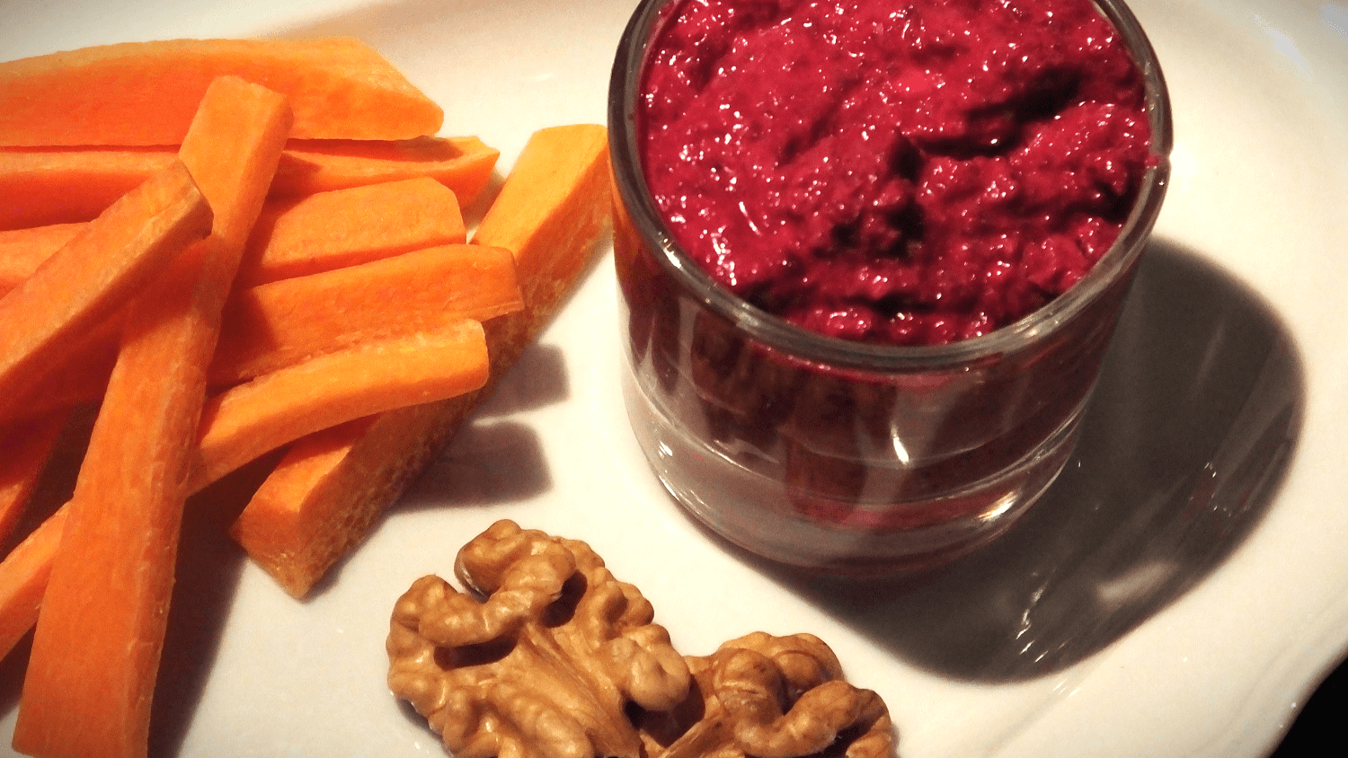 Recette de mousse de betteraves rouges et noix | La Ferme des Signaux